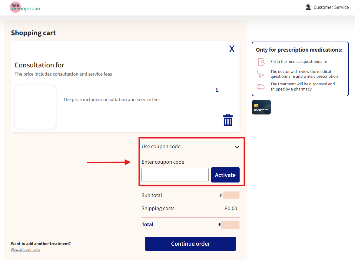How do I redeem my discount code? – SeeMe-nopause Support