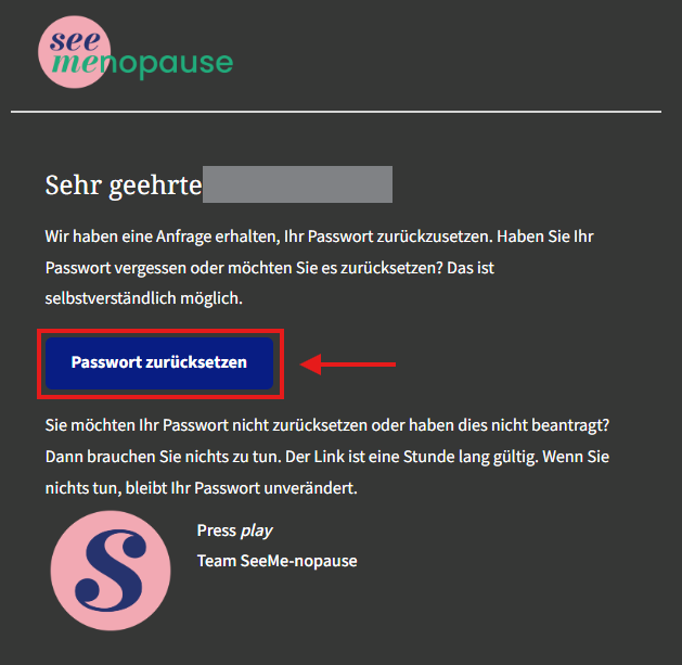 Ich habe mein Passwort vergessen. Wie kann ich es zurücksetzen? – SeeMe ...